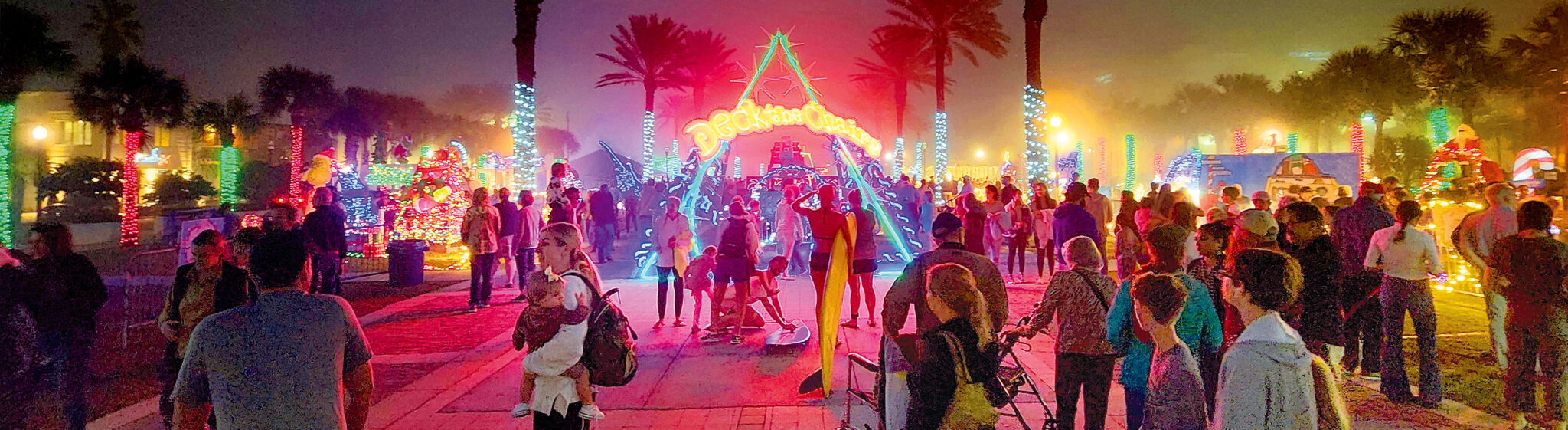 Deck The Chairs | Jax Beach Annual Holiday Music & Light Exhibit